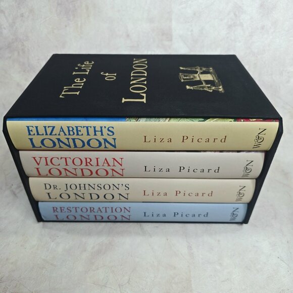 Liza Picard | Accents | 4 Vol Life Of London Box Set Elizabeths ...